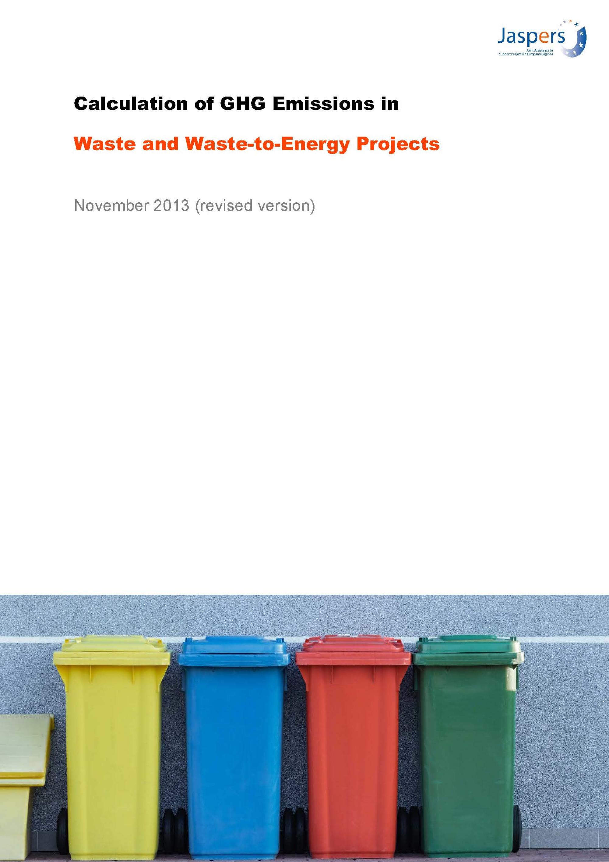 Calculation of GHG emissions in waste and waste-to-energy projects
